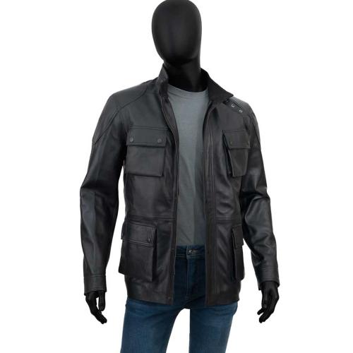 Altered Carbon TV Series Takeshi Kovacs Black Leather Jacket