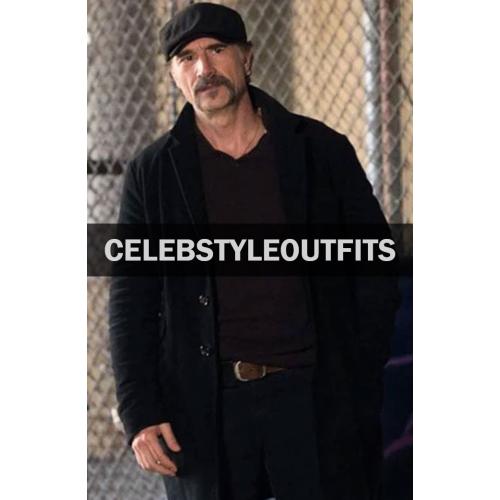Alvin Olinsky Chicago PD Elias Koteas Black Long Trench Coat