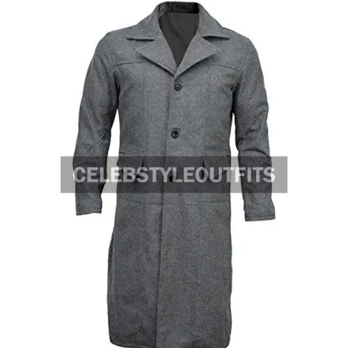 Bloodborne Hunter Charcoal Grey Cosplay Wool Trench Coat