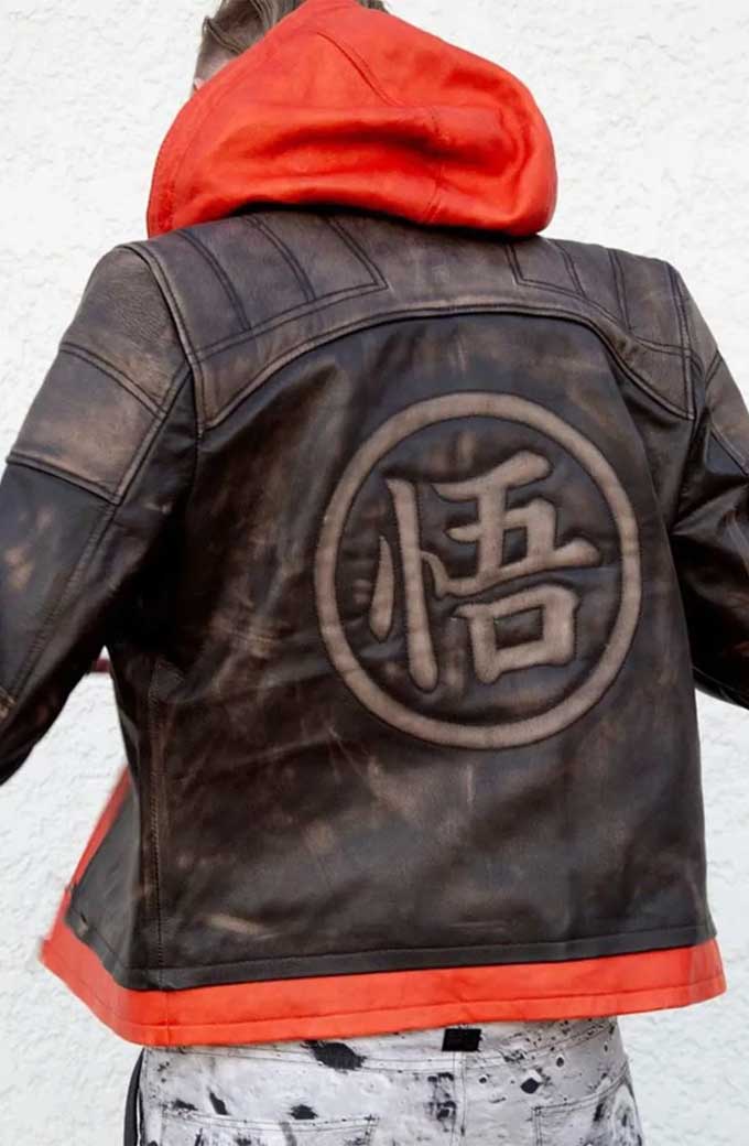 Goku Kakarot Dragon Ball Z Hooded Distressed Cosplay Jacket