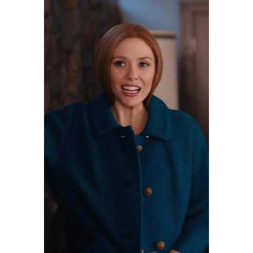 Elizabeth Olsen Scarlet Witch WandaVision Wanda Maximoff Coat