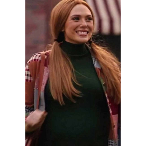 WandaVision Elizabeth Olsen Wanda Maximoff Scarlet Witch Jacket