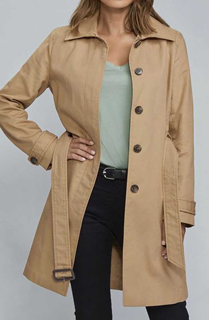 Female Spy Trench Coat