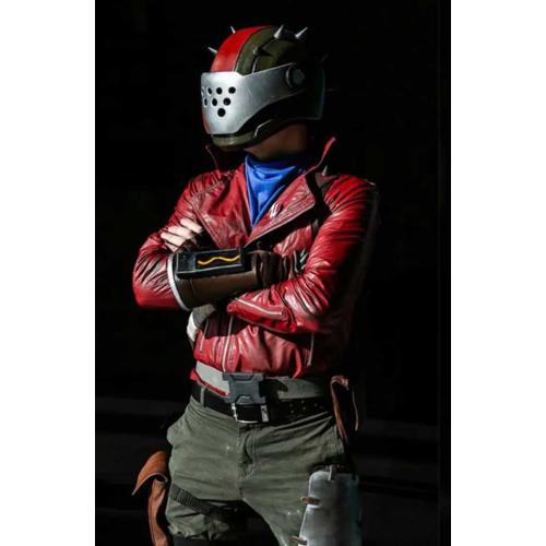 Rust Lord Fortnite Battle Royale Biker Cosplay Leather Jacket