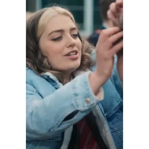 Heartstopper Imogen Heaney Rhea Norwood Blue Denim Jacket