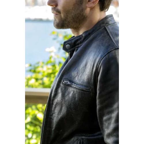 Jesse Metcalfe Chesapeake Shores Trace Riley Bomber Jacket