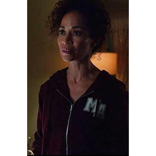 Sherri Saum Locke And Key Ellie Whedon Burgundy Fleece Hoodie