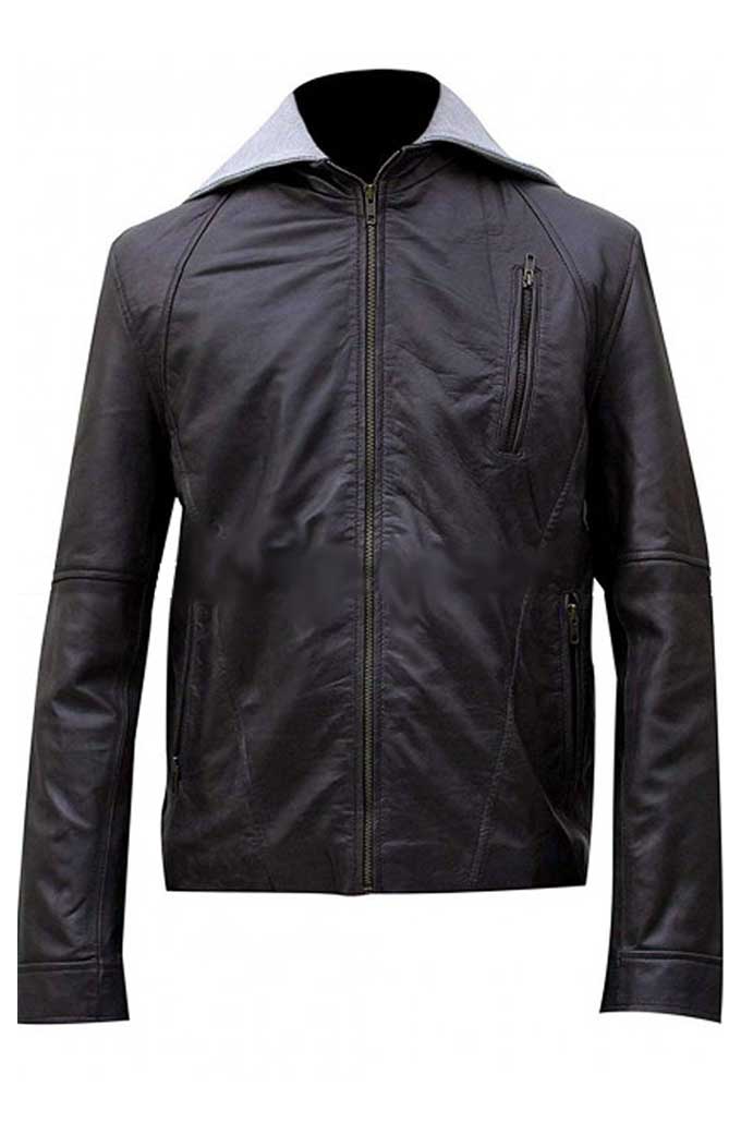 Tom Clancy's The Division Agent Hoodie Brown Leather Jacket