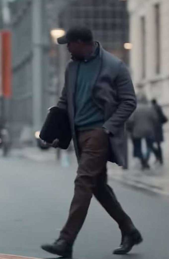 Lupin TV Show Omar Sy Assane Diop Maroon Fleece Striped Jacket