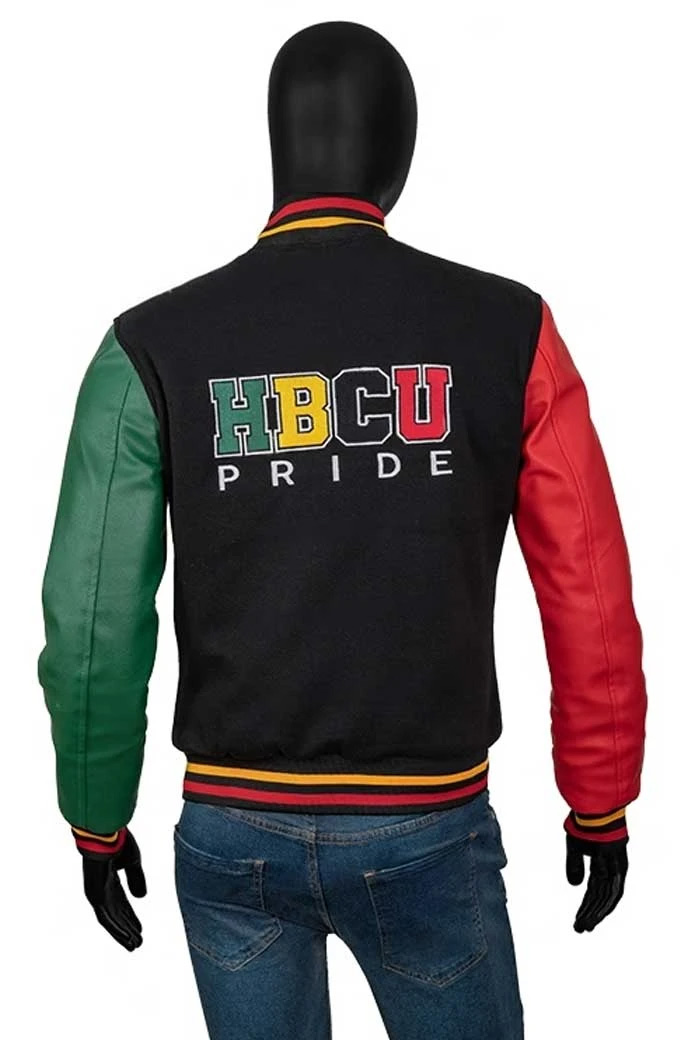 Donovan Mitchell HBCU Pride Letterman Varsity Fleece Jacket