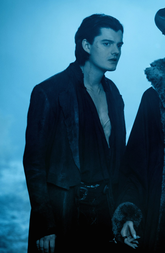 Sam Riley Maleficent Movie Diaval Black Leather Trench Coat