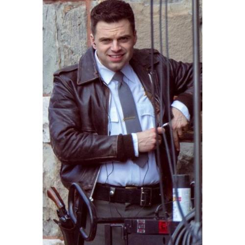 The Devil All The Time Movie Lee Bodecker Leather Jacket