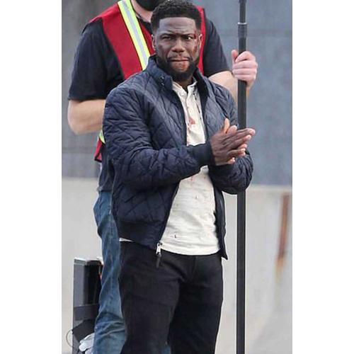 The Man from Toronto Kevin Hart Teddy Quilted Puffer Jacket