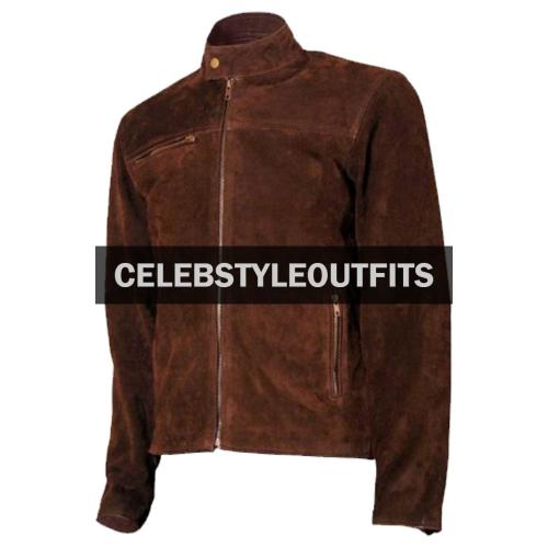 Ethan Hunt Mission Impossible Tom Cruise Brown Suede Jacket