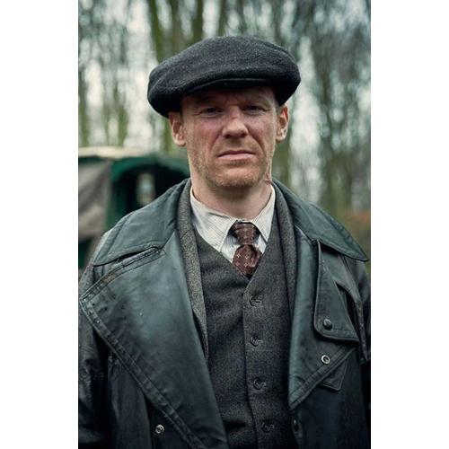 Peaky Blinders Jimmy McCavern Brian Gleeson Black Trench Coat