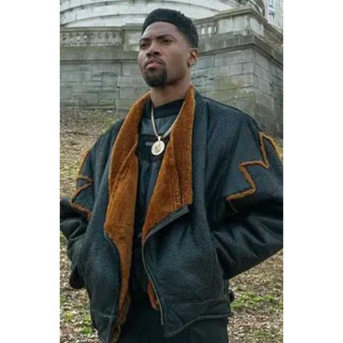 Marvin Power Book III Raising Kanan London Brown Fur Jacket