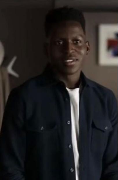 Toheeb Jimoh Sam Obisanya Ted Lasso Black Cotton Jacket