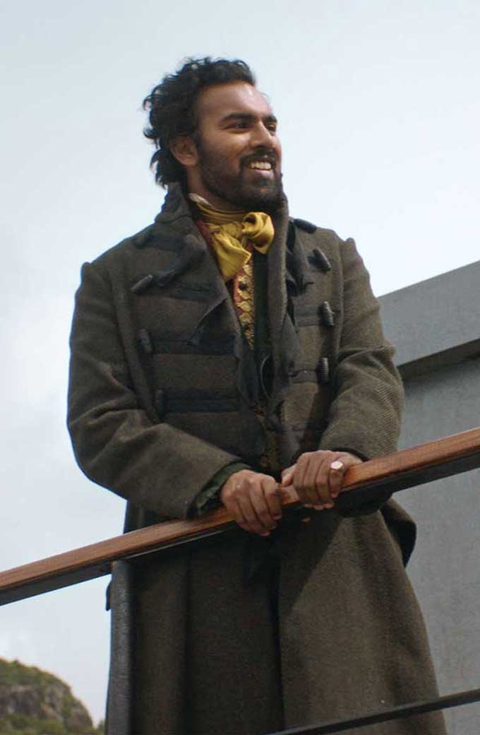 The Luminaries Michael Sheasby Walter Moody Beige Wool Coat