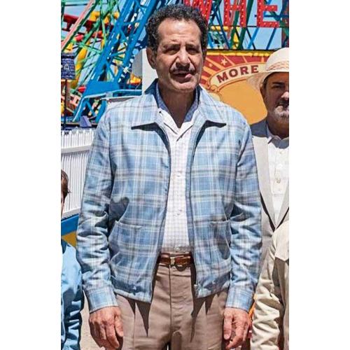 Tony Shalhoub Marvelous Mrs Maisel Abe Weissman Checked Jacket