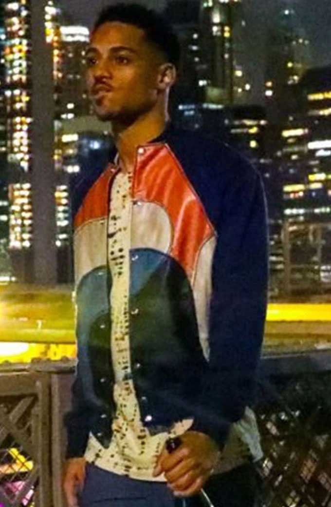 Eric The Perfect Find Keith Powers Blue Fleece Jacket