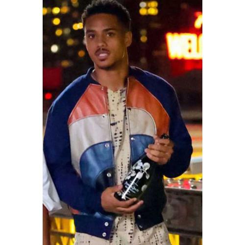Eric The Perfect Find Keith Powers Blue Fleece Jacket