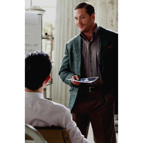 Eames Inception Movie Tom Hardy Comfortable Grey Wool Blazer