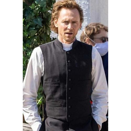 The Essex Serpent Will Ransome Tom Hiddleston Black Wool Vest